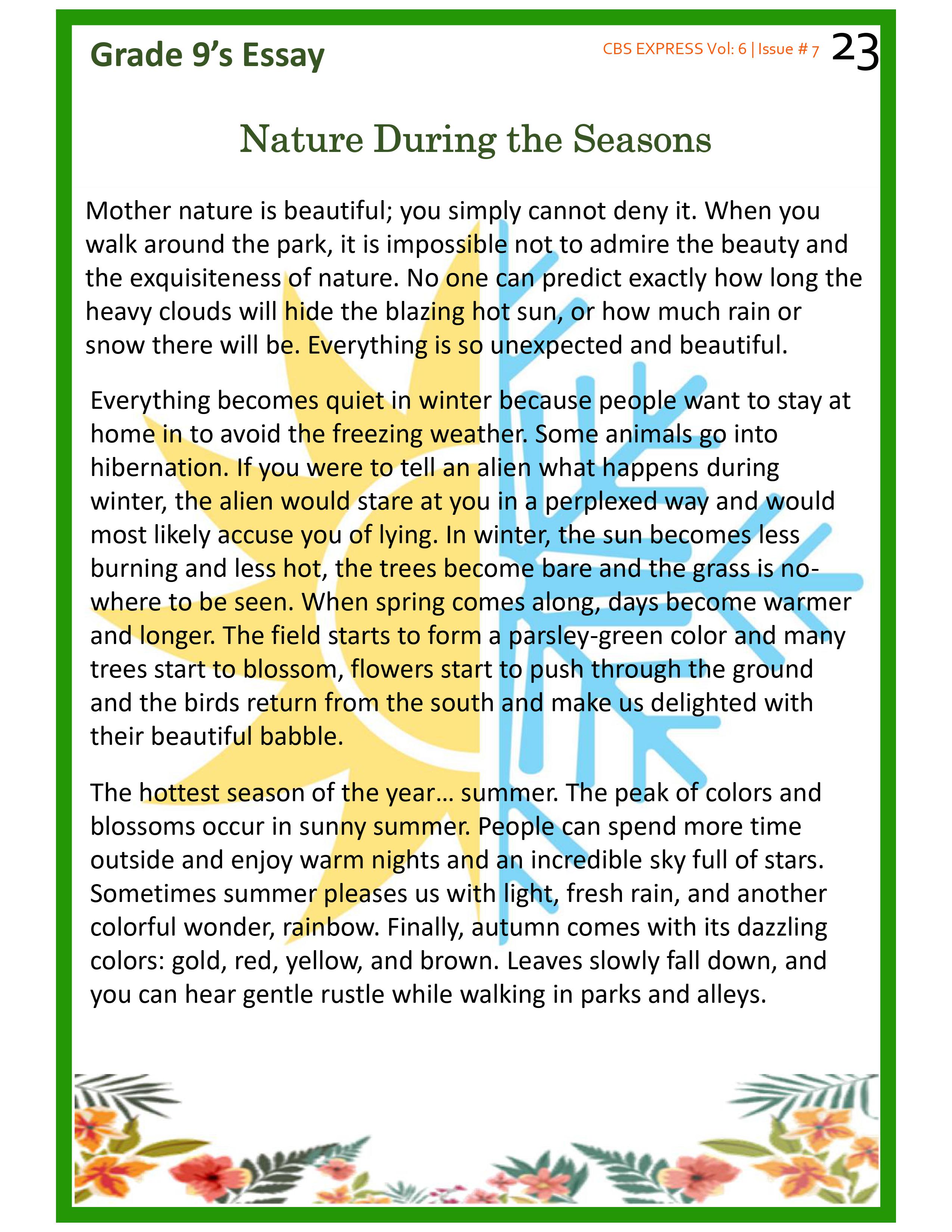 CBS Express - Student Publication | Canadian Bilingual School