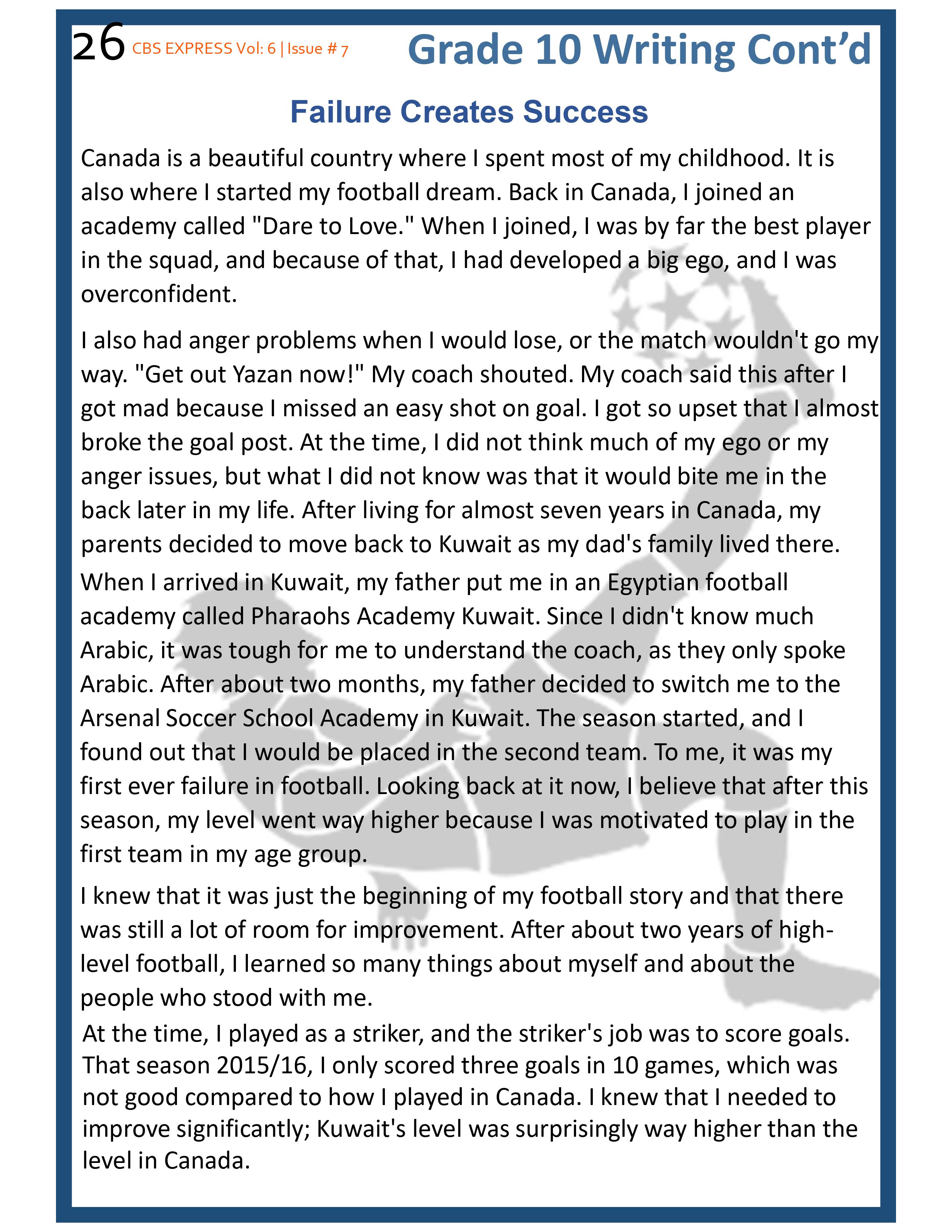 CBS Express - Student Publication | Canadian Bilingual School