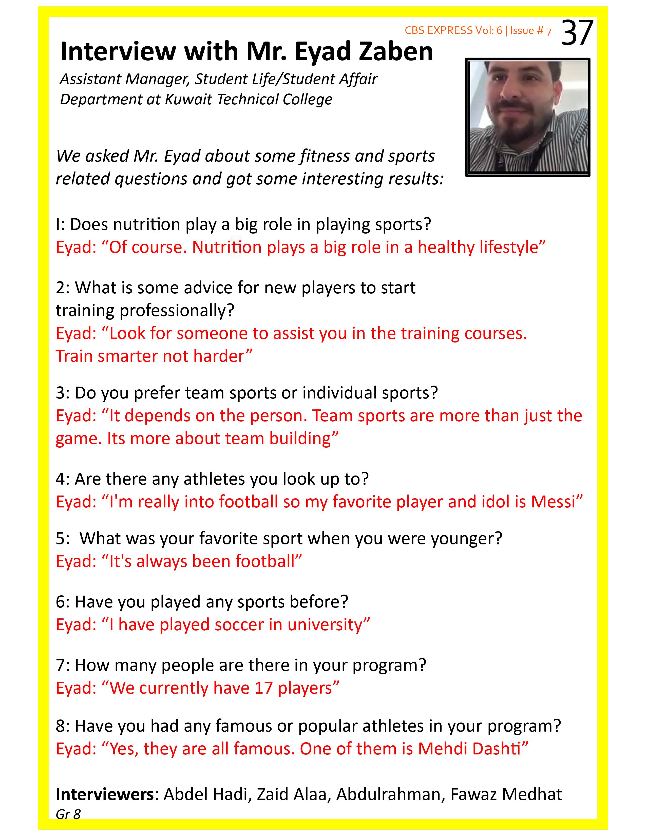 CBS Express - Student Publication | Canadian Bilingual School