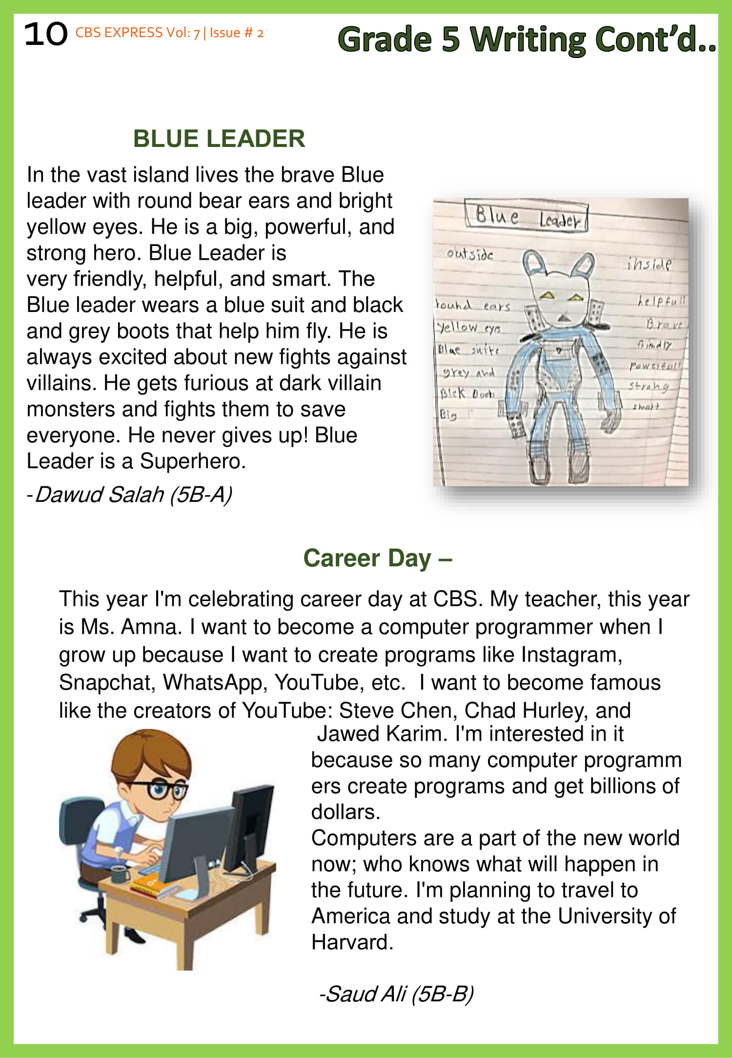 CBS Express - Student Publication | Canadian Bilingual School